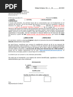 Escrito Solicitando Aguinaldo | PDF