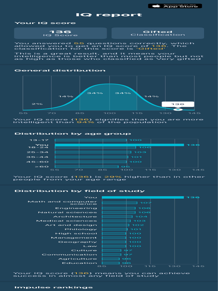 IQ Test Report 19-24-2025 | PDF
