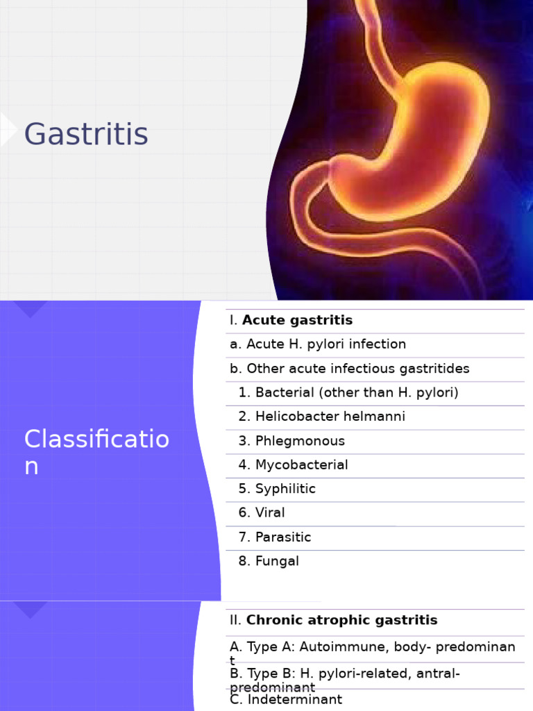 Gastritis | PDF | Digestive Diseases | Diseases And Disorders