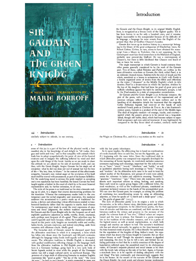 Sir Gawain | PDF