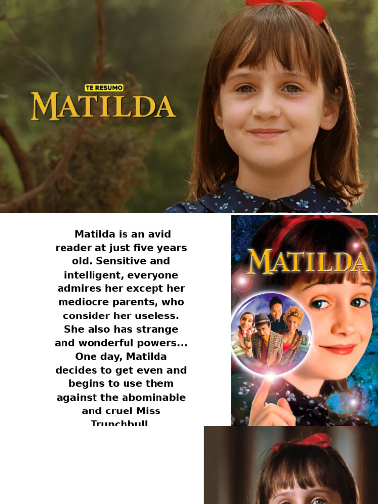 Matilda is an Avid Reader at Just Five Years Old. Sensitive and ...