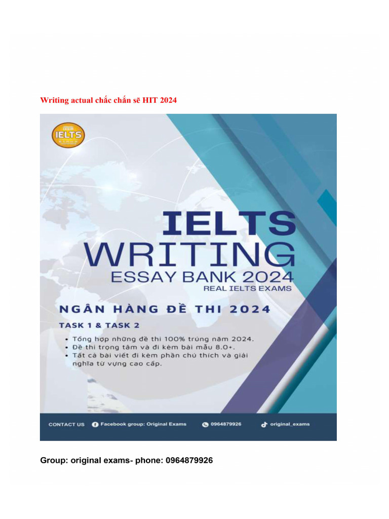 Sample Writing 2024 | PDF