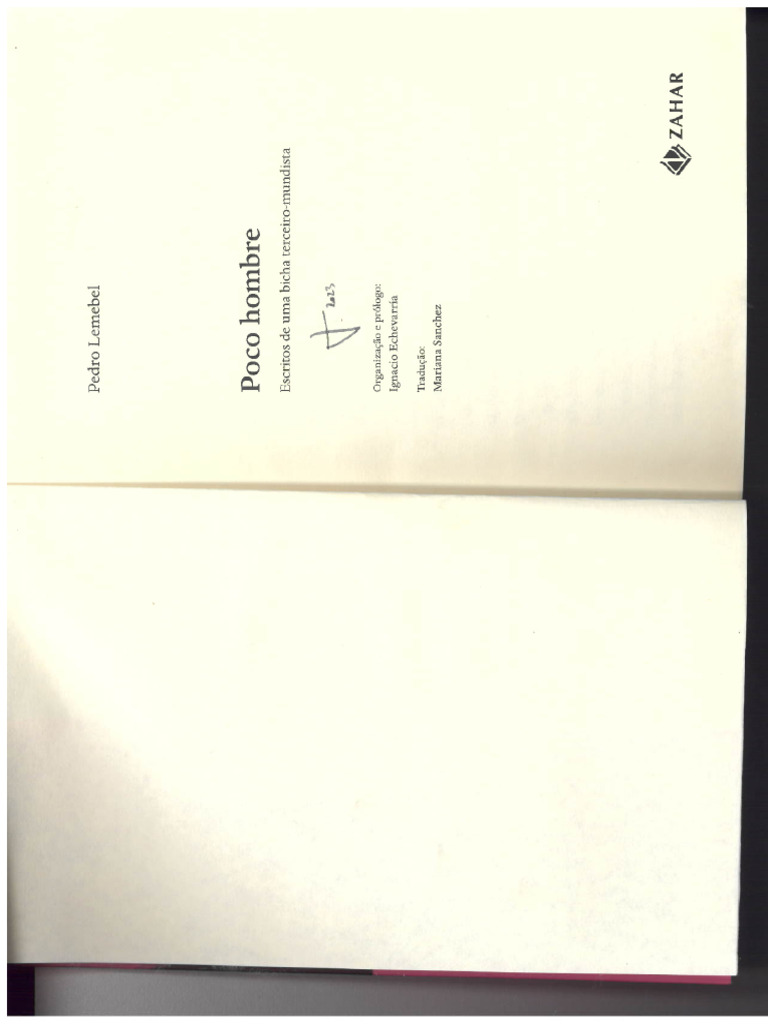 Poco Hombre | PDF