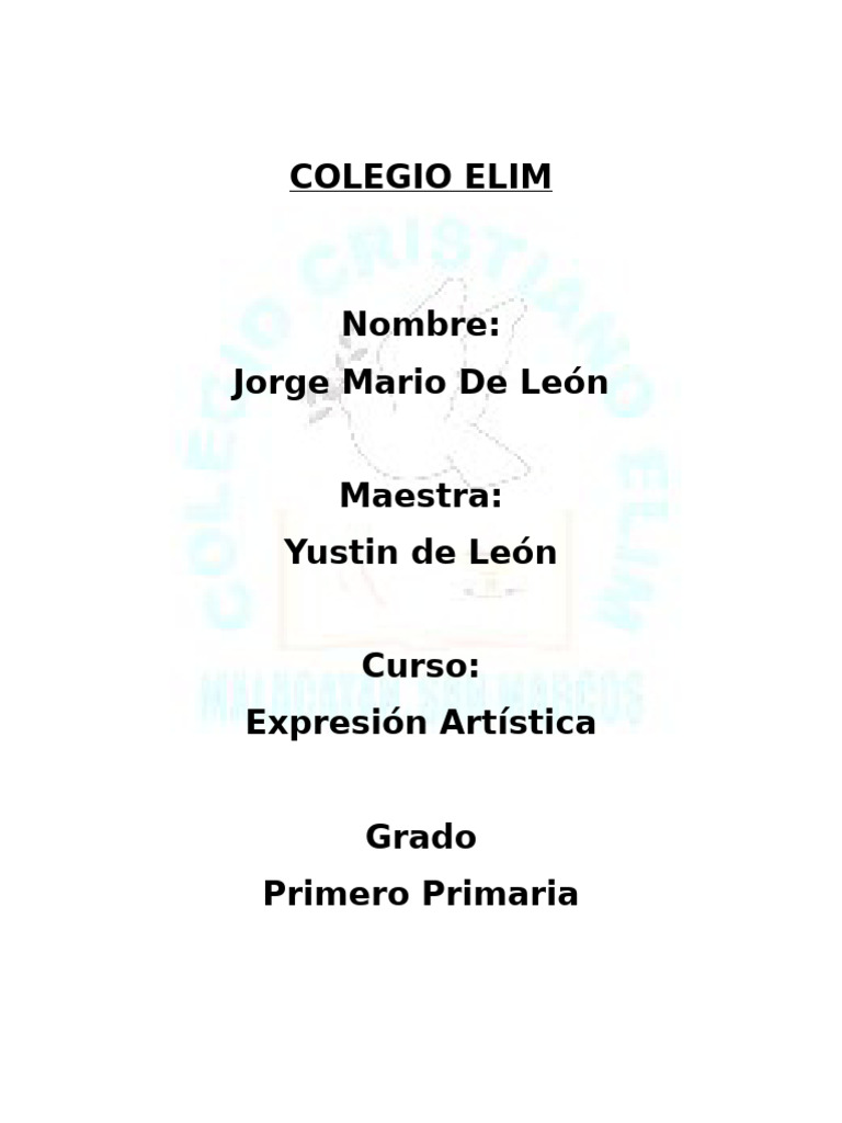 Colegio Elim | PDF