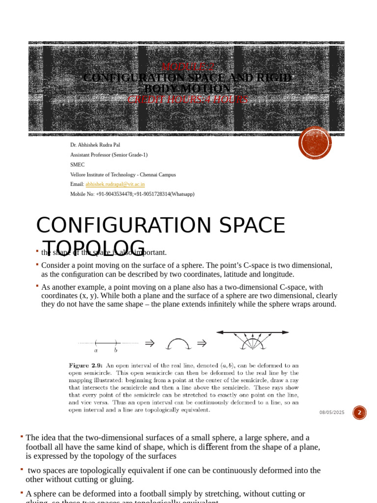 Lecture 8 Robotics Industrial Robotics | PDF | Sphere | Topology