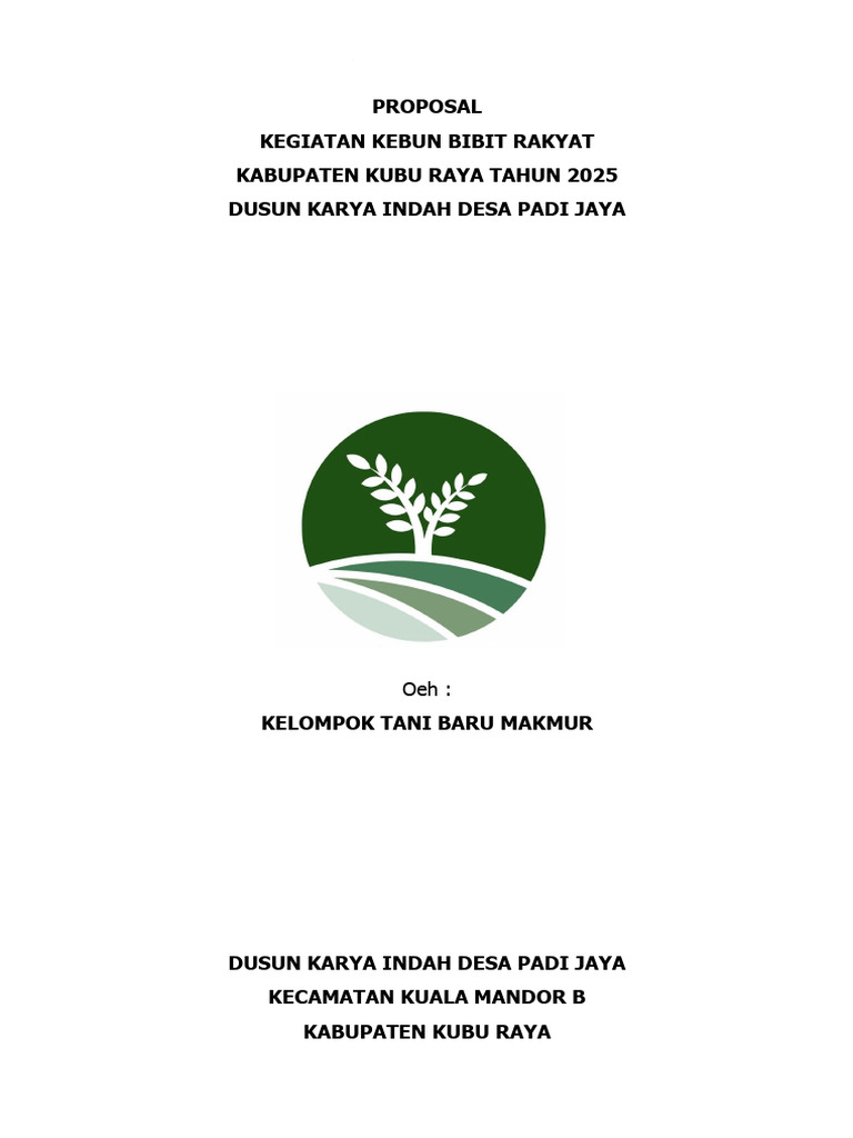 KBR PADI JAYA - Lengkap (1) (2) | PDF