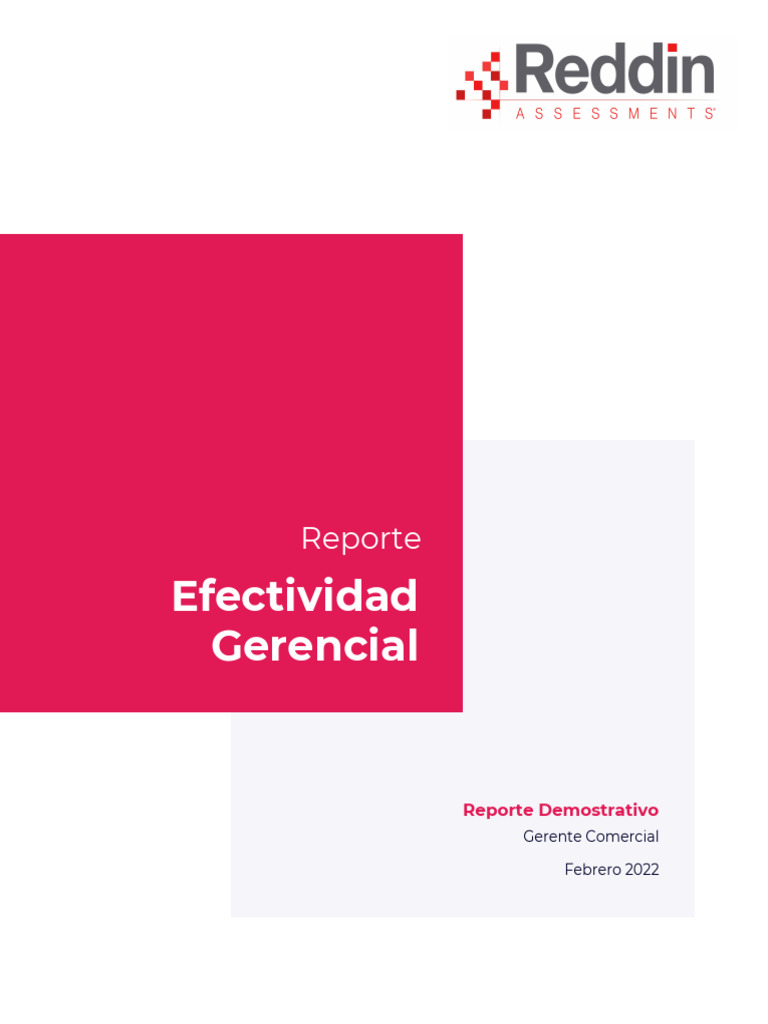REG_reporte-demostrativo | PDF | Comportamiento | Liderazgo
