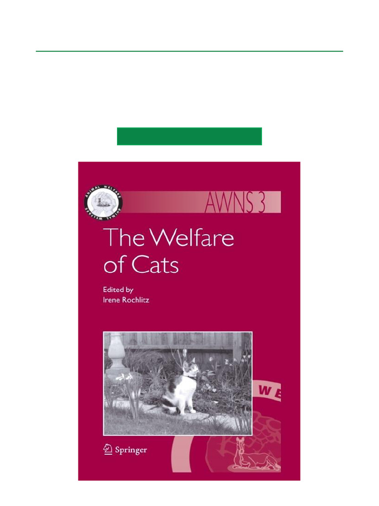 Cat Welfare and Behavior Insights | PDF | Cats | Pet