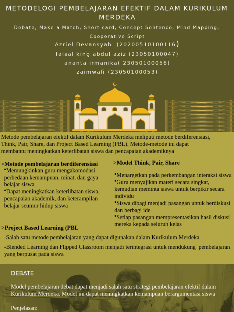 ppt kel. 2 metodelogi pembelajaran | PDF