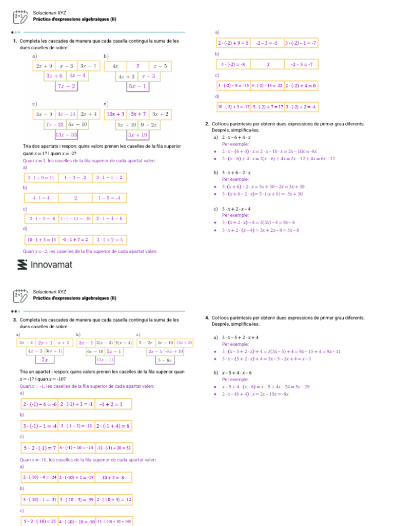 52 - Solucionari XYZ | PDF