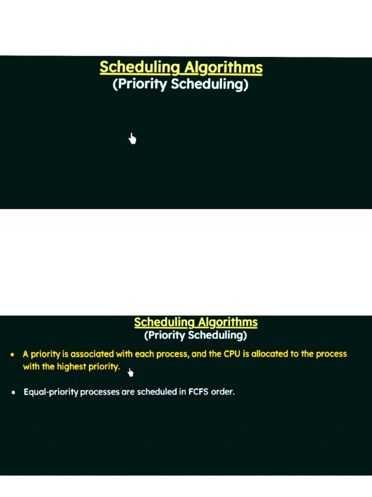 Priority Scheduling | PDF