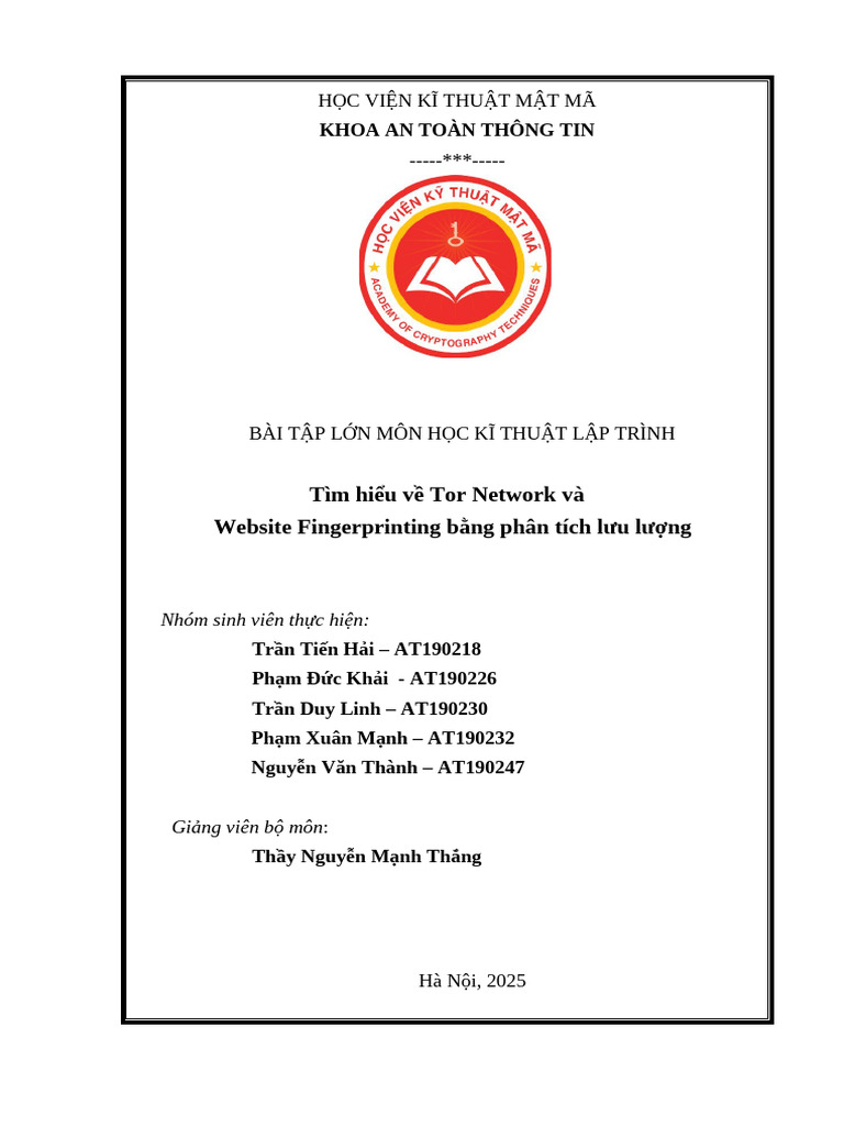 Tor Official Final | PDF