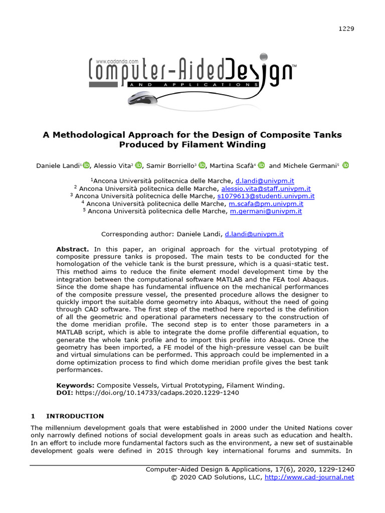 2020_Methodological Approach for the Design of Composite Tanks Produced by Filament Winding ...