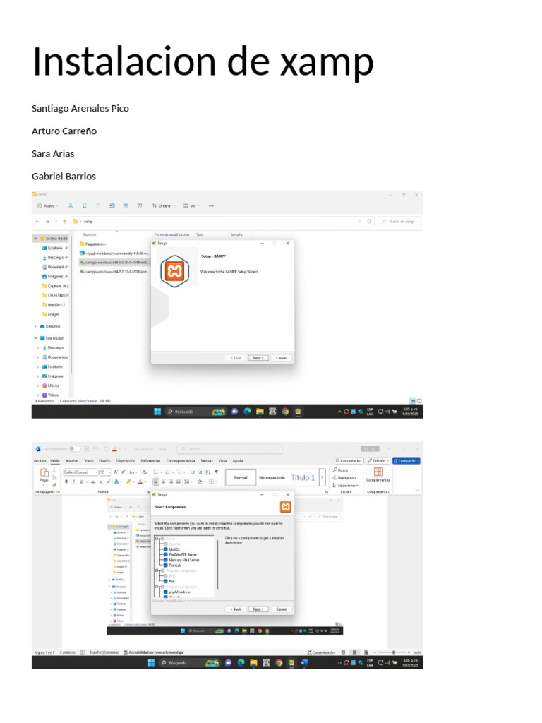 Instalacion de Xamp | PDF