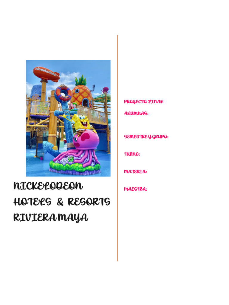 Nickelodeon Hotels & Resorts Riviera Maya | PDF | Turismo | Hotel