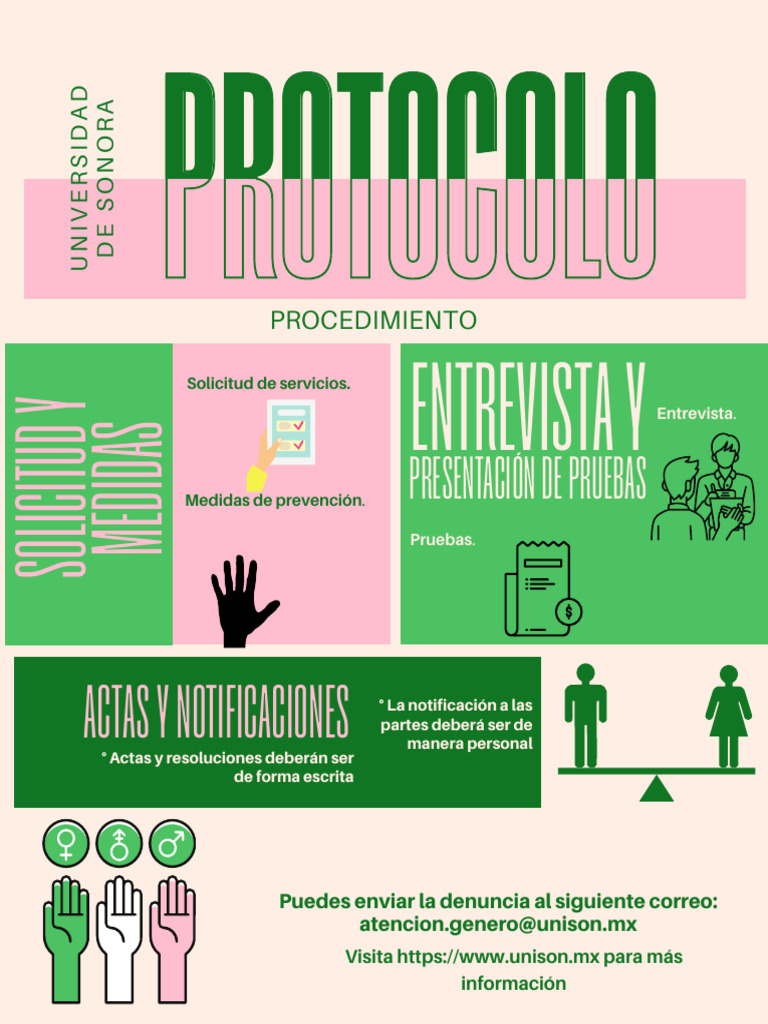 Protocolo de Solicitud y Notificaciones UNISON | PDF