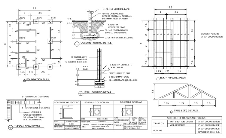 Sample One Storey Residential Building Plan 03 of 05 | PDF