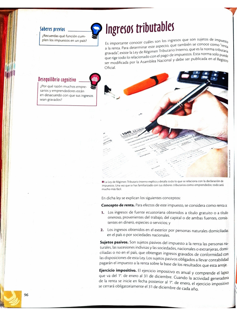 Ingresos Tributables | PDF