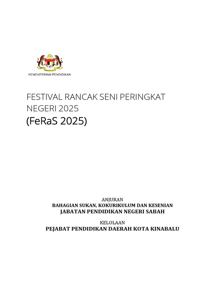 Feras Rekoder 2025 | PDF