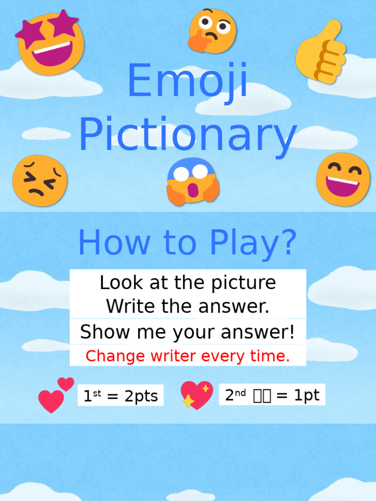 U4 p.64 Emoji Pictionary | PDF