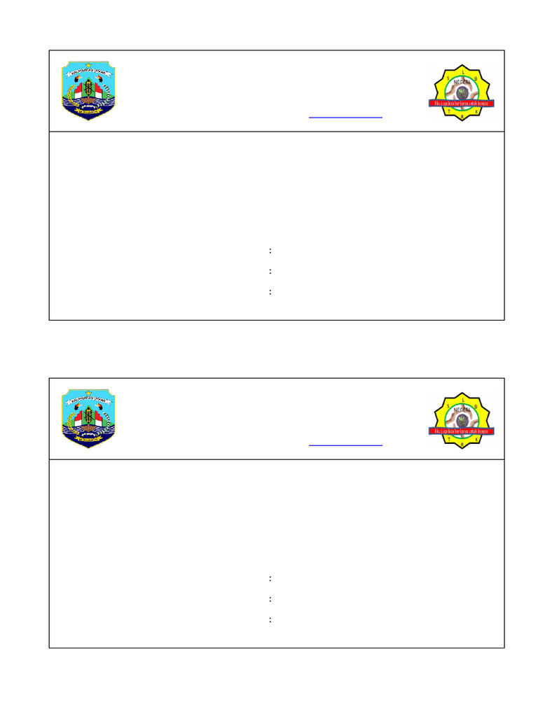 Label Amplop Soal US SDLB | PDF