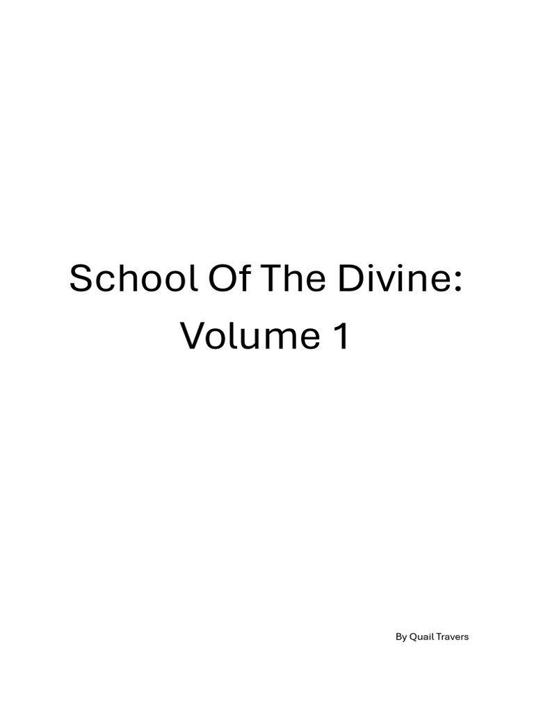 School of The Divine Volume 1 | PDF | Asymmetry