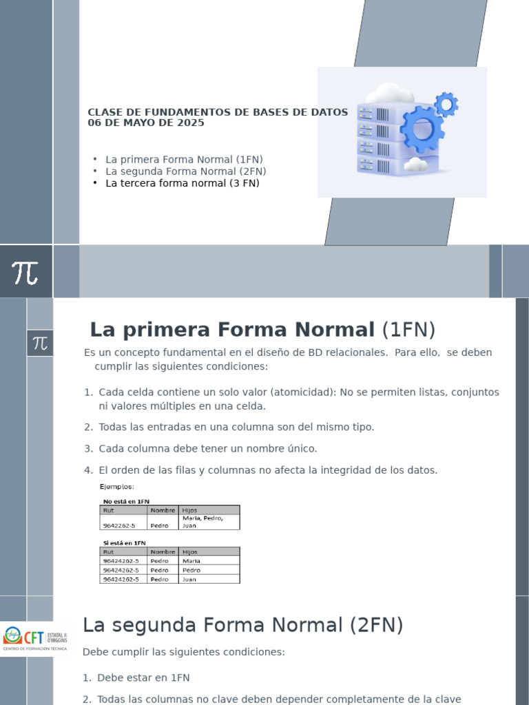 La Primera Forma Normal-Bases de Datos Basicas | PDF