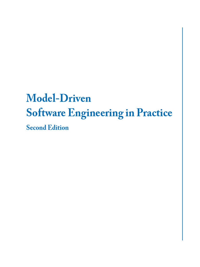 Model-Driven Software Engineering in Practice: Second Edition | PDF | Conceptual Model | Reality