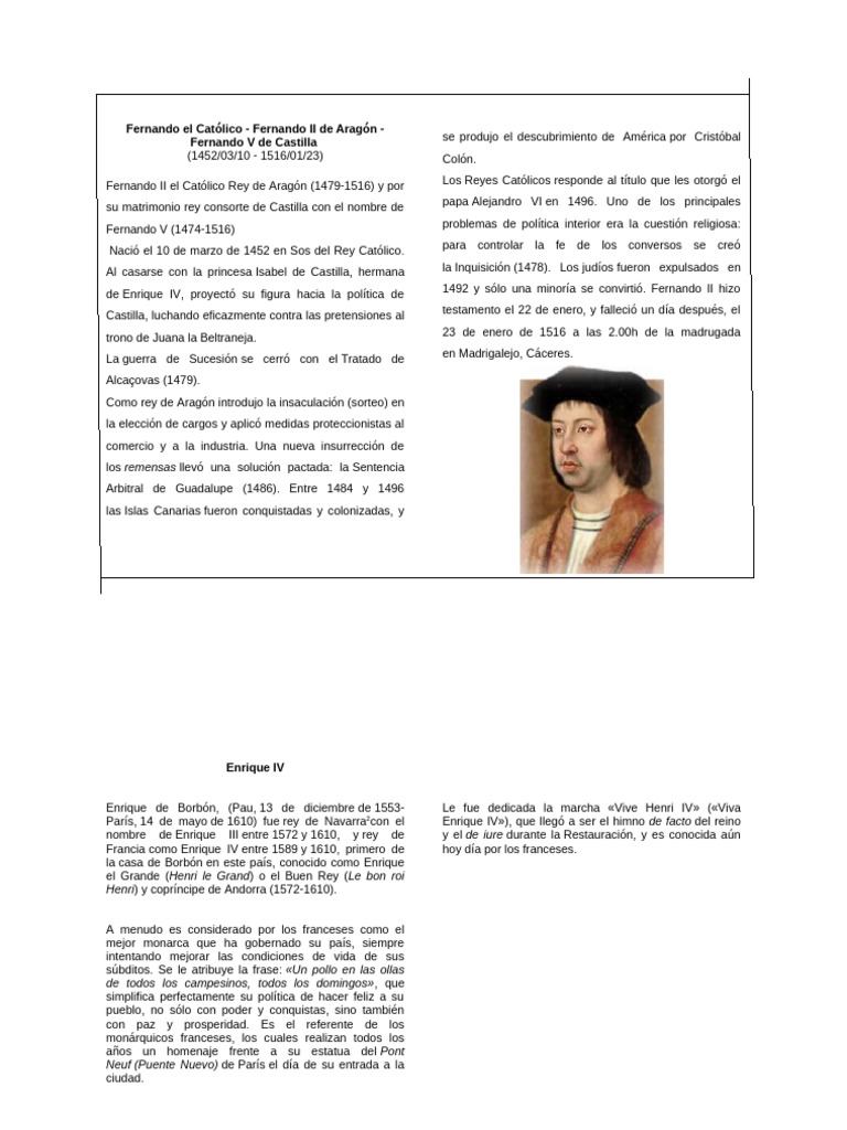 Fernando el Católico: Rey de Aragón y Castilla | PDF | Antiguas ...