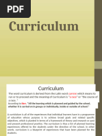 Types of Curriculum Explained | PDF | Curriculum | Cognition