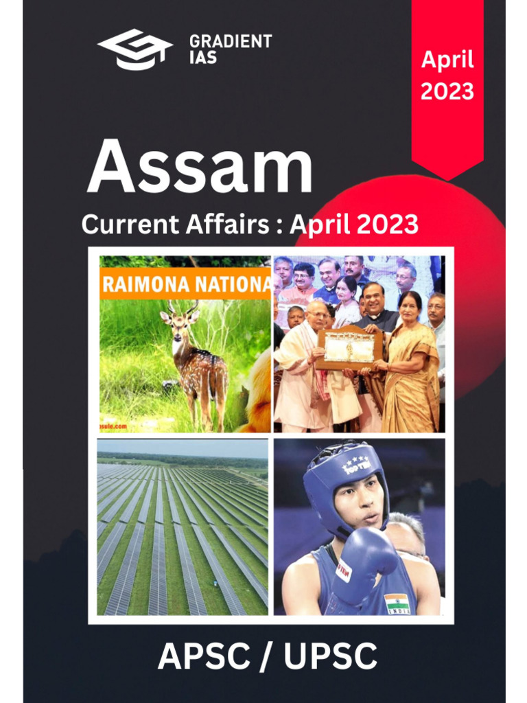 Assam Current Affairs Apr To Nov | PDF | Electric Vehicle | Renewable ...
