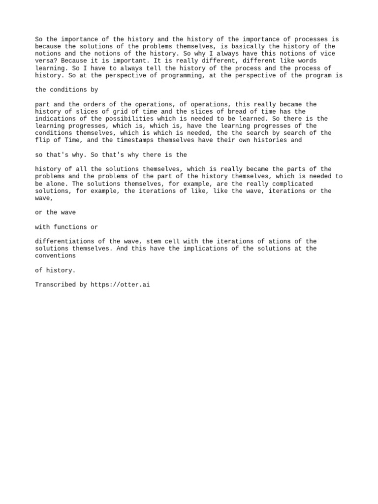 History of Problem-Solving - Otter - Ai | PDF