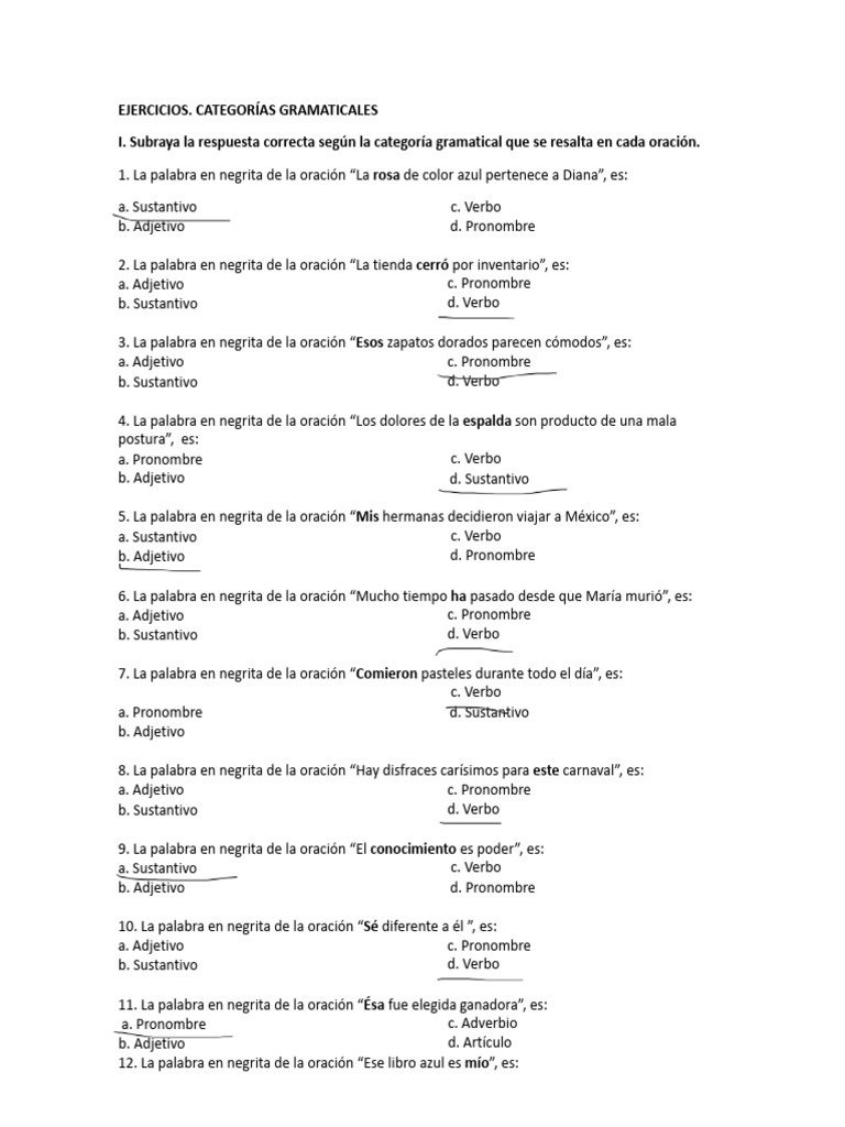 U4 - Ceae - Unidad - 4 - Gramática - Análisis Morfológico-Ejercicios ...