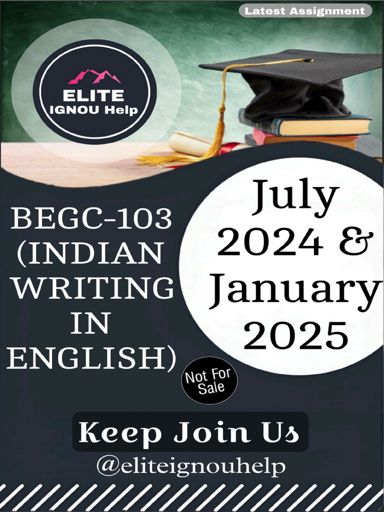 BEGC-103 July 2024 and January 2025 | PDF