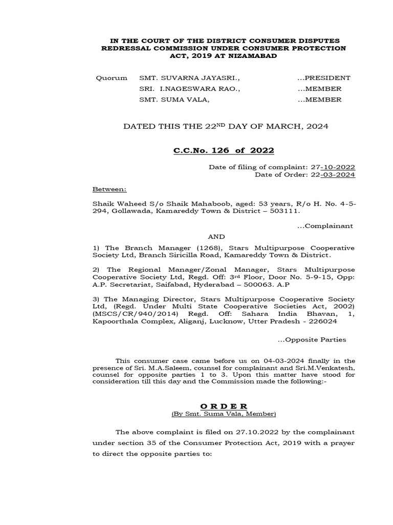 Consumer Court Can Be Approached 1 | PDF