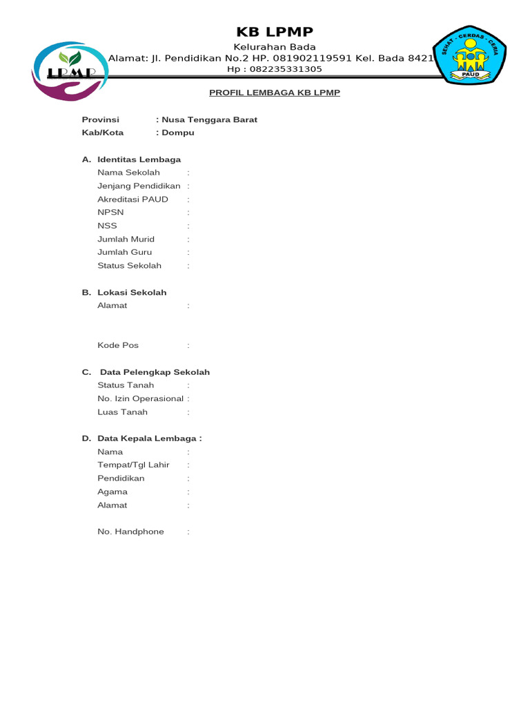 Profil KB LPMP | PDF