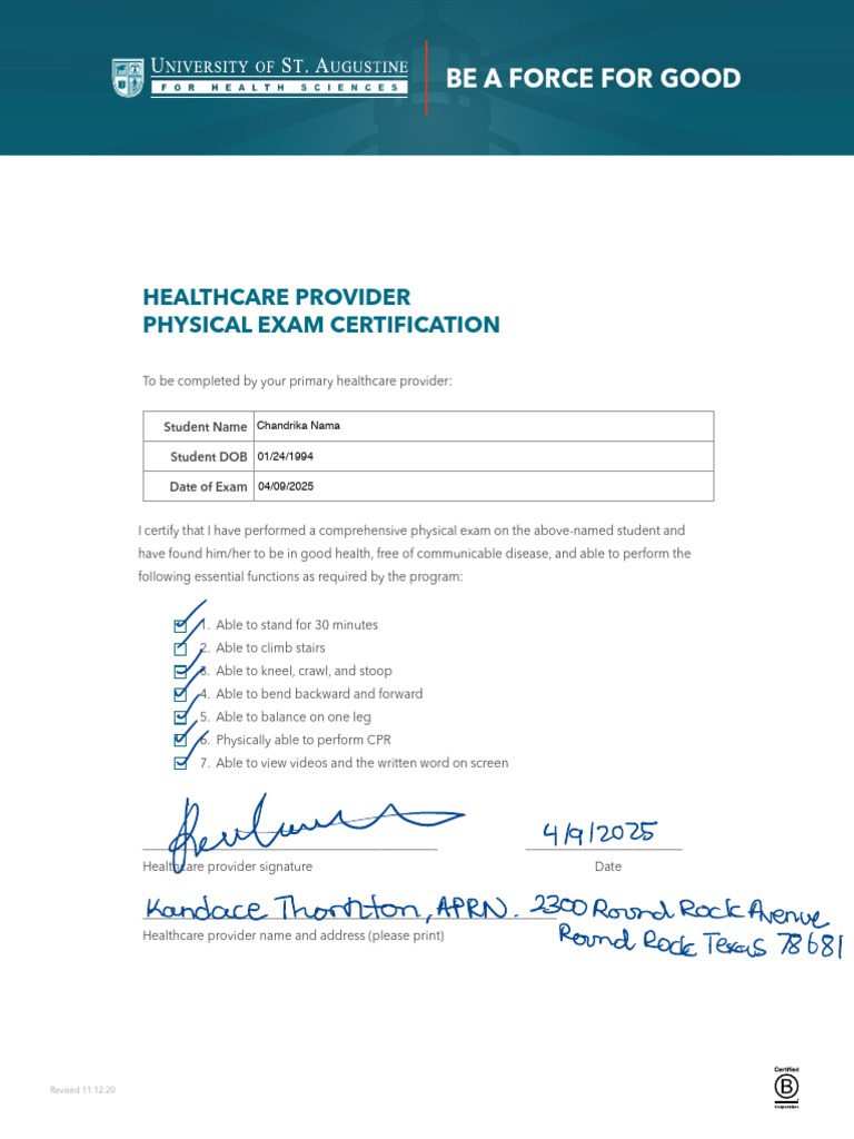 7.-Healthcare-Provider-Certification - KB - Final Copy 2 | PDF