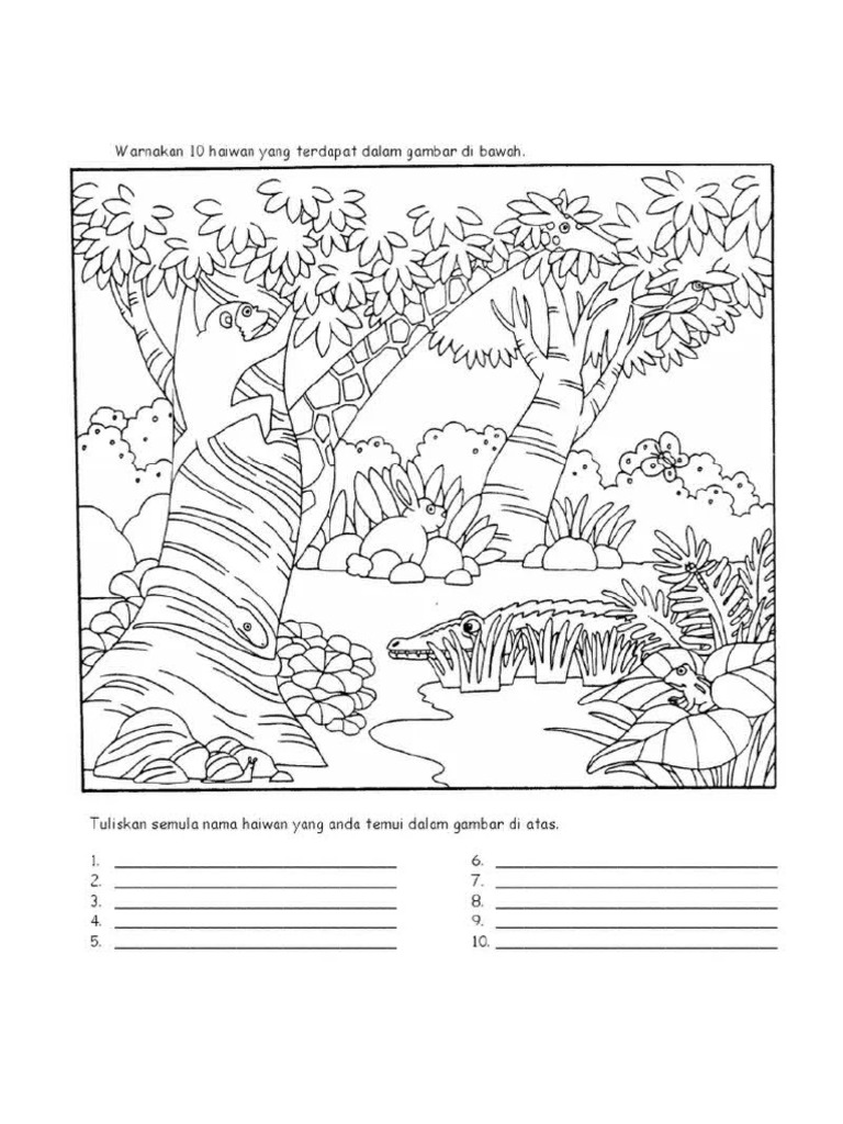 Warnakan Haiwan 3 CH | PDF