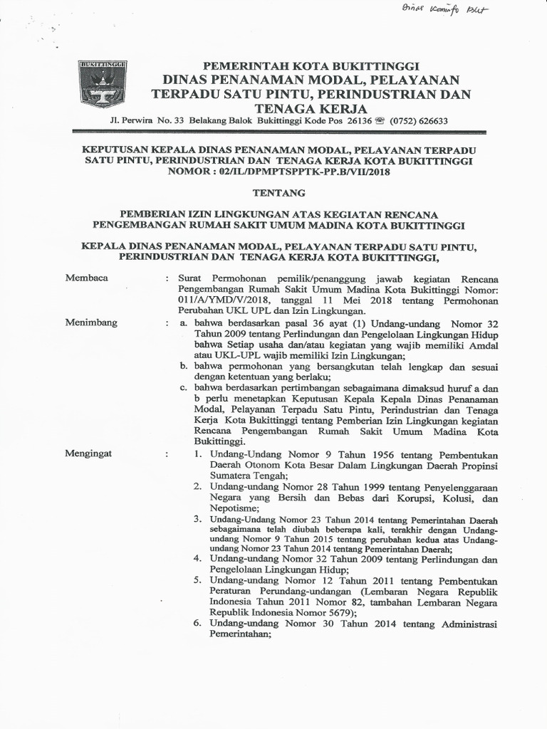 Rumah Sakik Madina | PDF