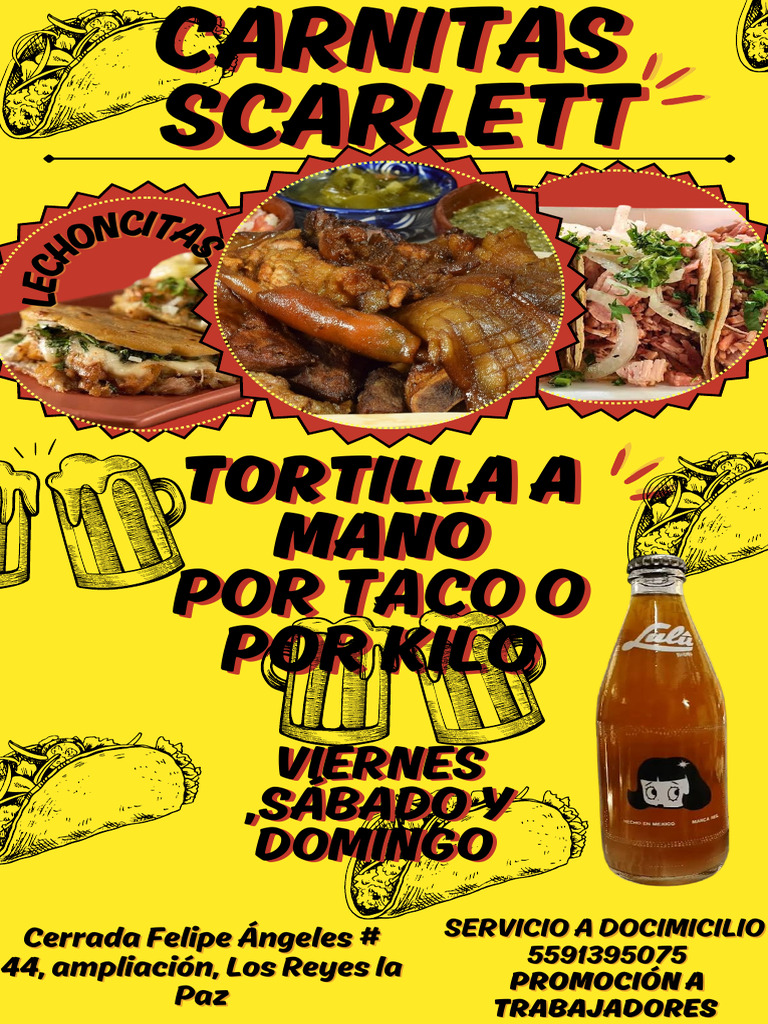 VOLANTE CARNITAS COLOR POR EL FRENTE Y MAPA GRISES ATRAS | PDF