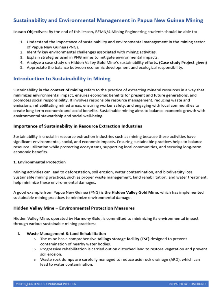 Sustainability and Environmental Management Notes.-1 | PDF | Water ...
