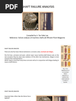 Failure Modes Mechanisms and Causes of Shafts Failures PDF | PDF | Fracture | Wear