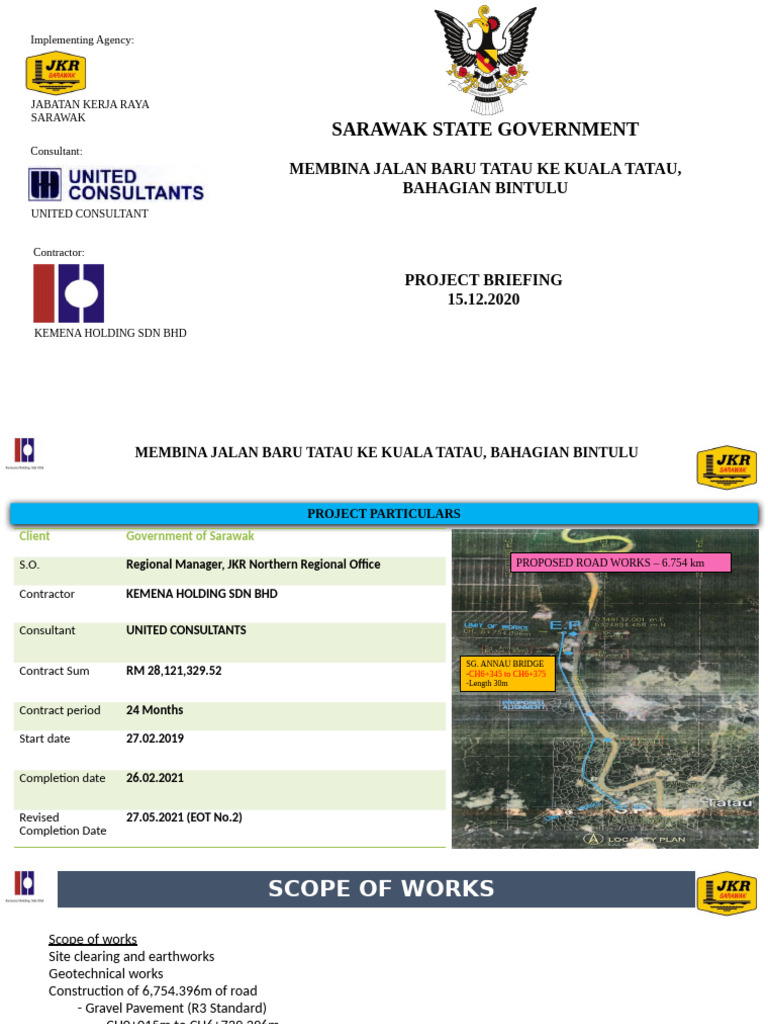 Briefing Slide Tatau2KualaTatau-Rev02 15.12.2020 Amend | PDF | Civil Engineering