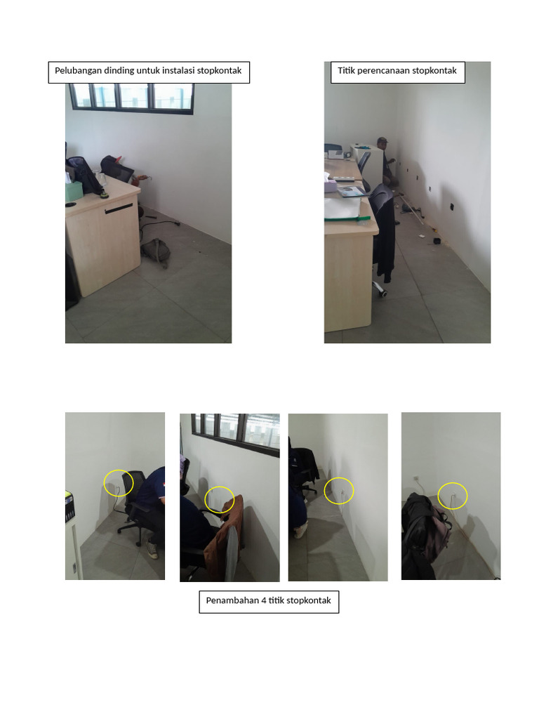 Lampiran Renovasi Stopkontak Ruang HRD | PDF