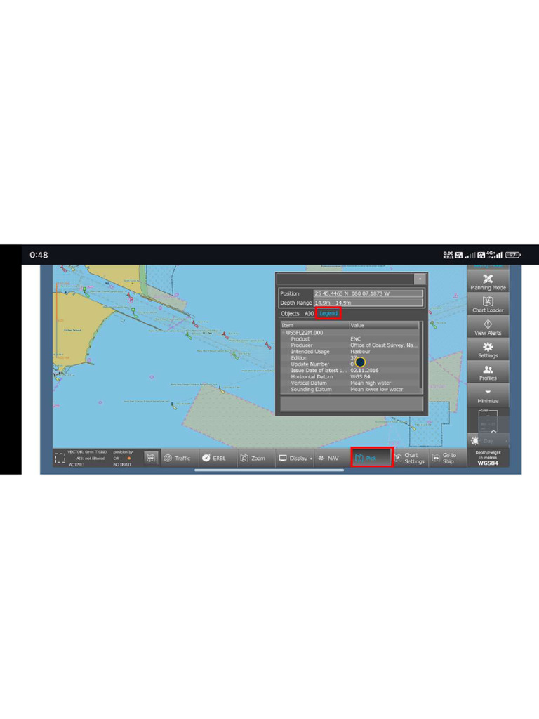 Eglobe ECDIS Chart Selection | PDF