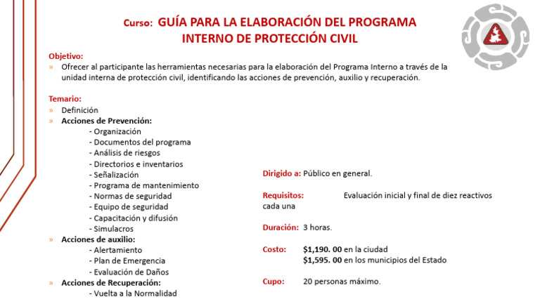 Guia_para_la_Elaboracion_del_Programa_Interno_de_Proteccion_Civil (1) | PDF