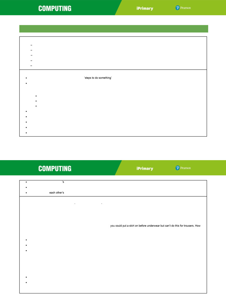 Iprimary Computing Scheme of Work Year 1 | PDF | Mobile App | Algorithms