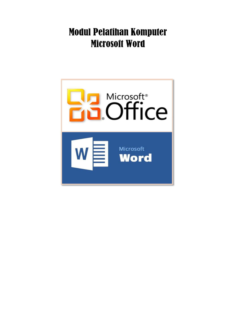 Modul Ms. Word Pemula | PDF
