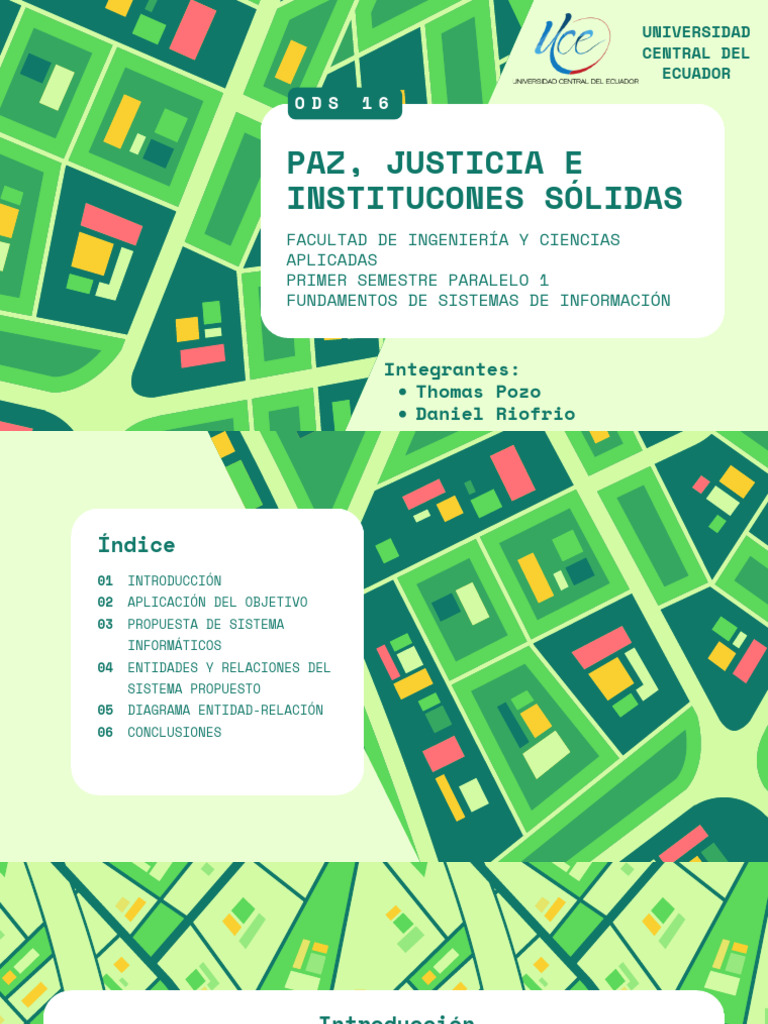 ODS 16 Diapositivas | PDF | Sustentabilidad | Paz