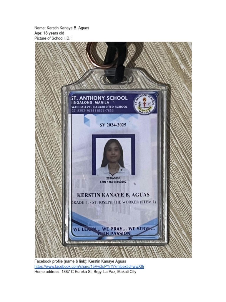 Info of The Participant | PDF